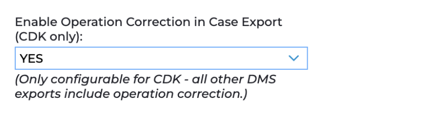 Guide to Operation Correction Field Updates – ASIST