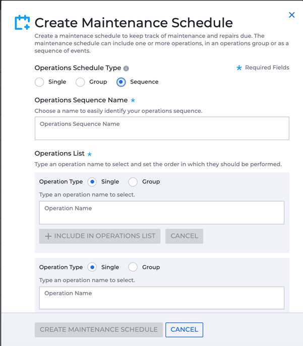 Manage Maintenance Scheduler – ASIST