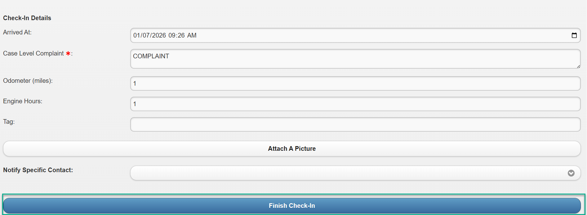 Mobile Check-In Without Selecting a Contact – ASIST
